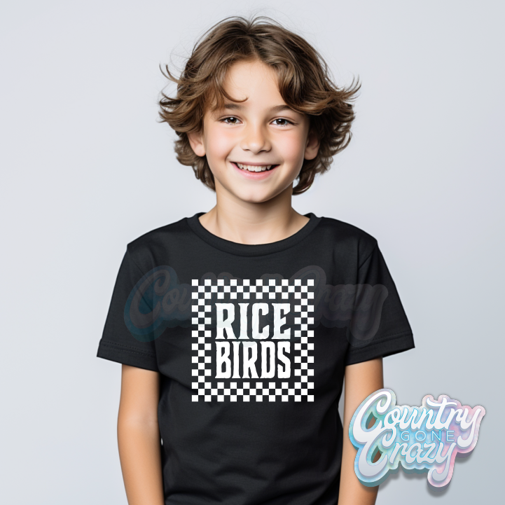 Ricebirds - Check N Roll - T-Shirt — Country Gone Crazy