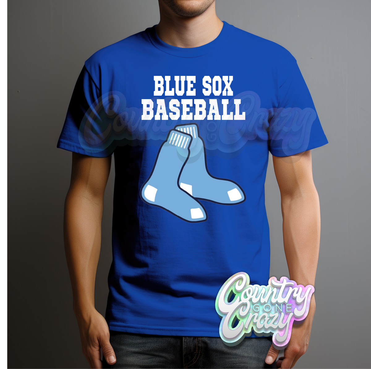 BLUE SOX // DRY FIT — Country Gone Crazy