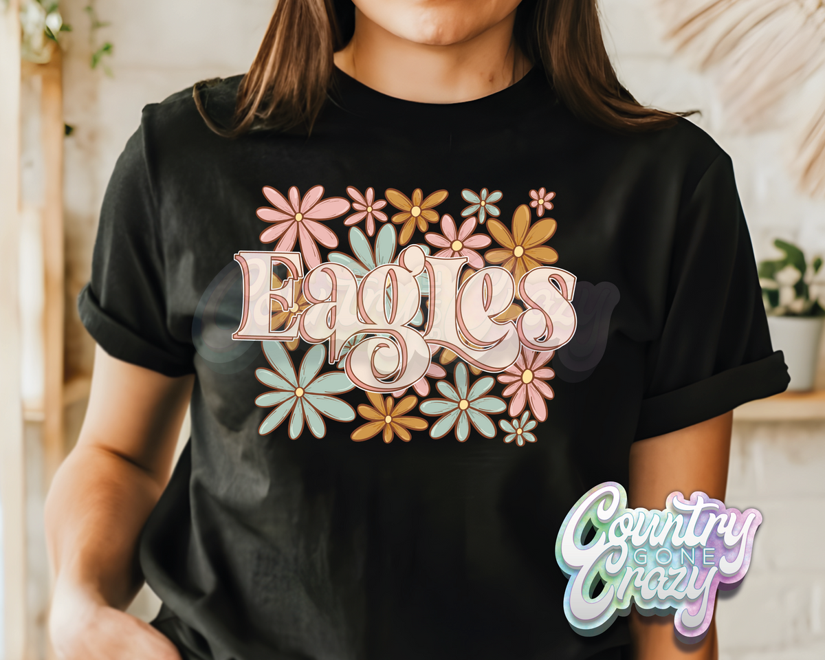 Eagles • Blooming Boho • T-Shirt — Country Gone Crazy