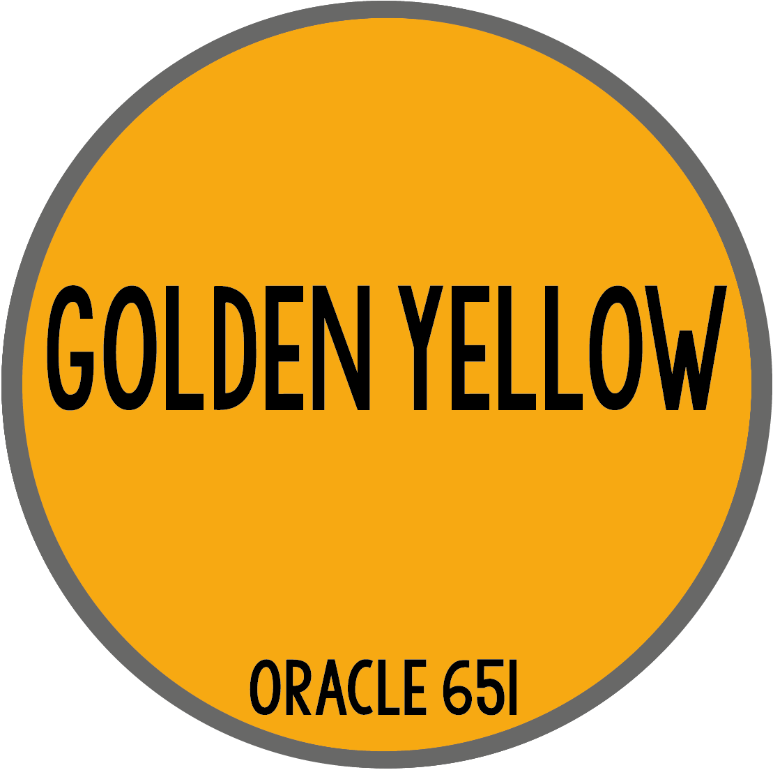 Golden Yellow Sign Vinyl — Country Gone Crazy