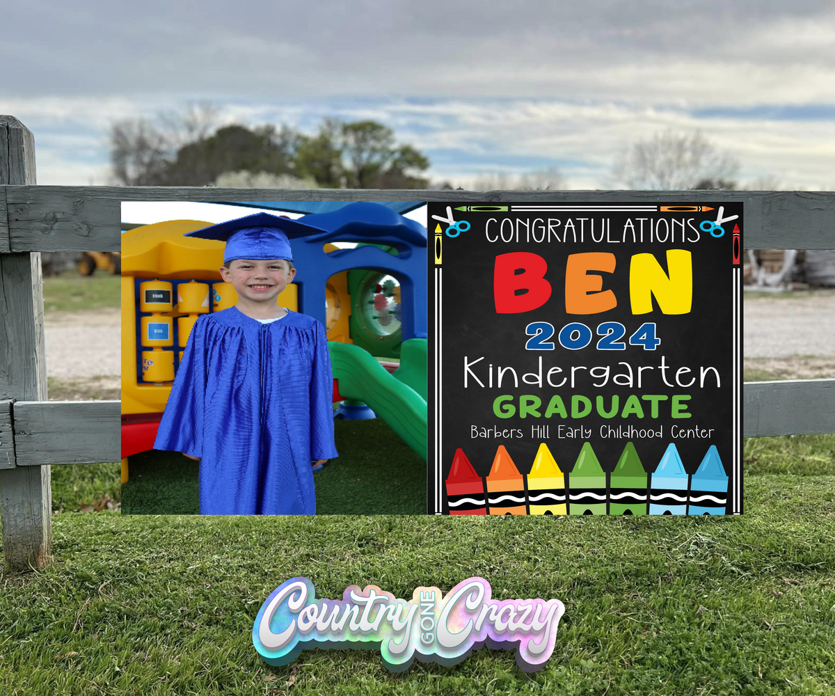 Ready to Hang - Kindergarten Graduation Banner — Country Gone Crazy