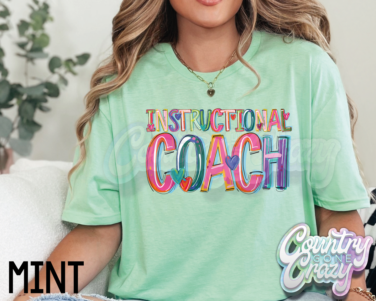 Instructional Coach • Splash • T-Shirt — Country Gone Crazy