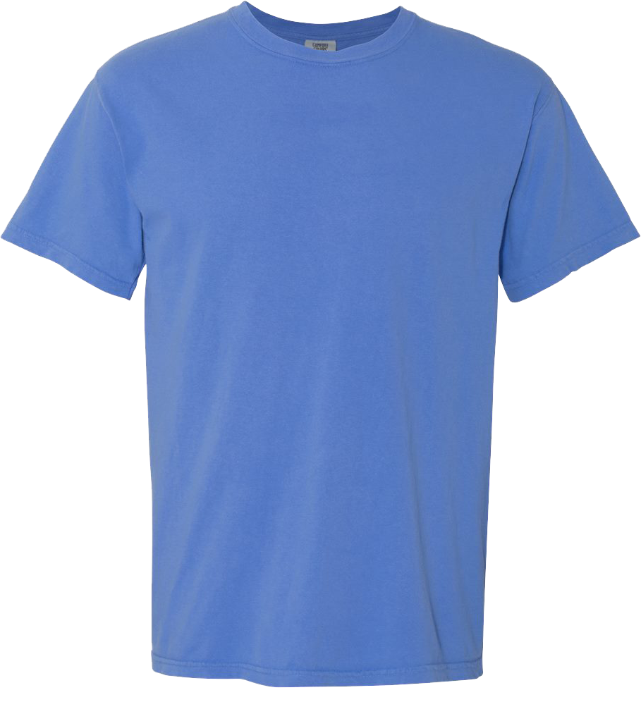 Mystic Blue - Comfort Colors - Short Sleeve Crew Neck T-Shirt — Country ...
