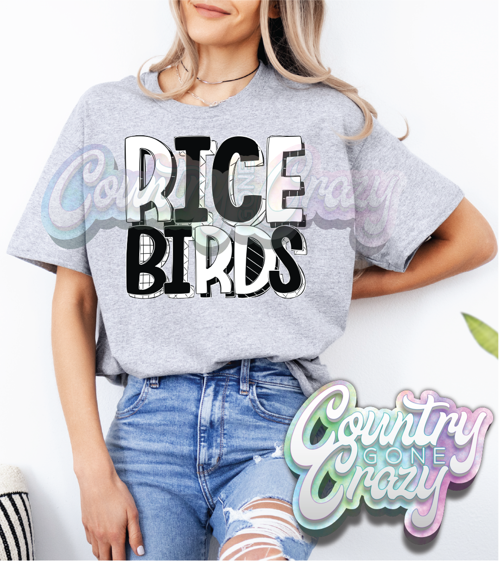 Ricebirds - Tuxedo - T-Shirt — Country Gone Crazy