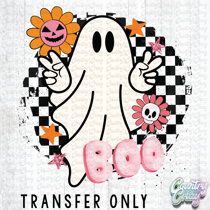 HT2609 • RETRO GHOST BOO — Country Gone Crazy