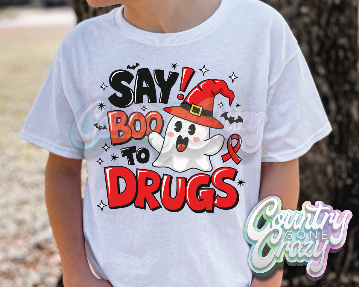 Say BOO to Drugs - Ghost with HAT // — Country Gone Crazy
