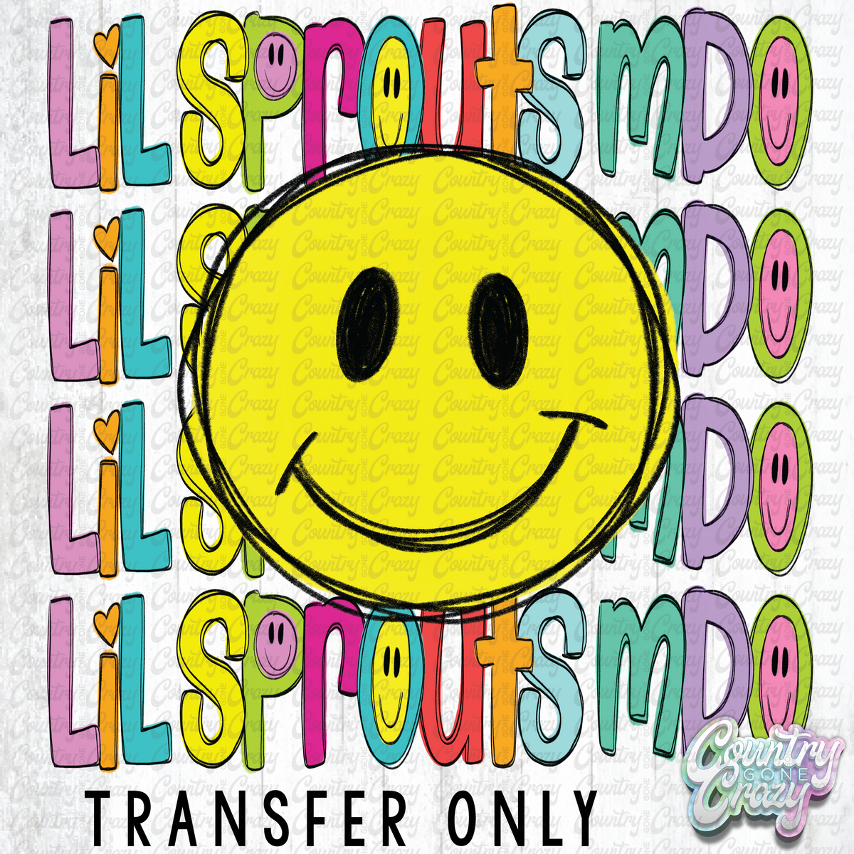 HT2446 • LIL SPROUTS MDO SMILEY — Country Gone Crazy