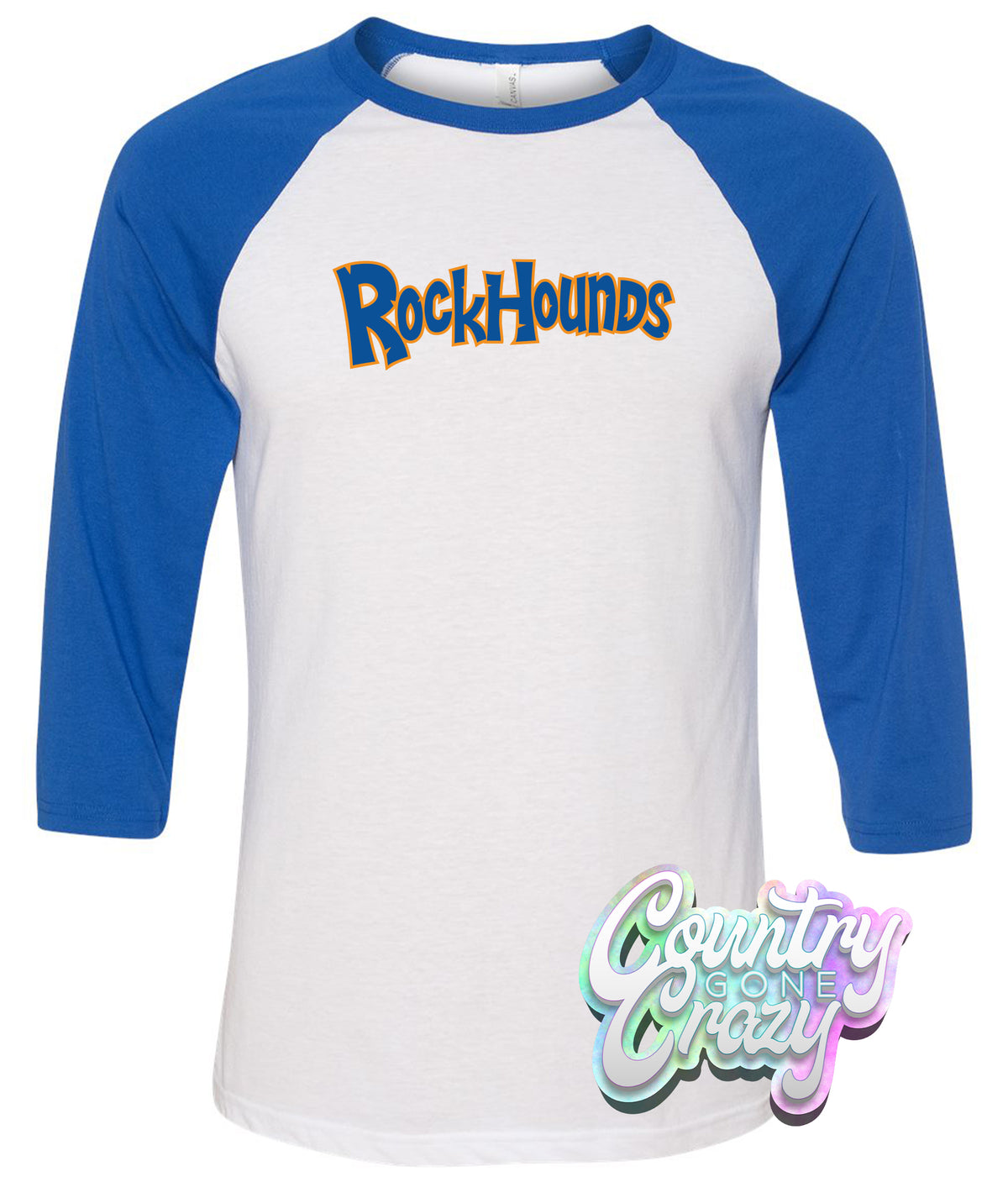 Rock Hounds Raglan — Country Gone Crazy